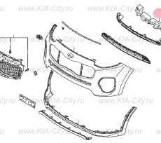 Абсорбер бампера переднего купить для Kia Sportage IV - 86520F1000