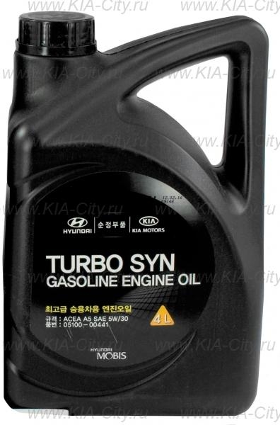 Моторное масло синтетическое Turbo SYN Gasoline 5W-30 4л купить для Kia ...