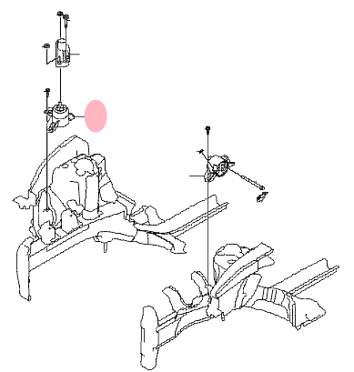 Кронштейн двигателя купить для Kia Soul - 21810B2000