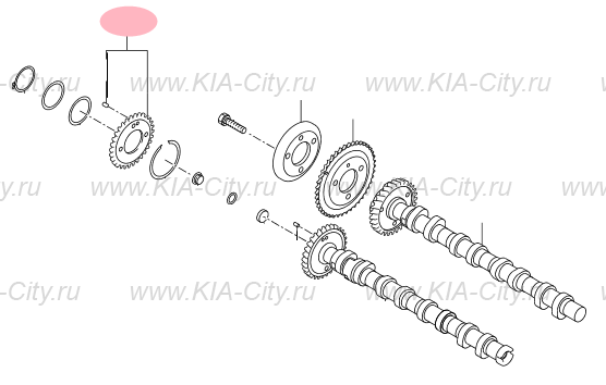 Шестерня для Киа Спортейдж (Kia Sportage), купить, продажа шестерней с ...
