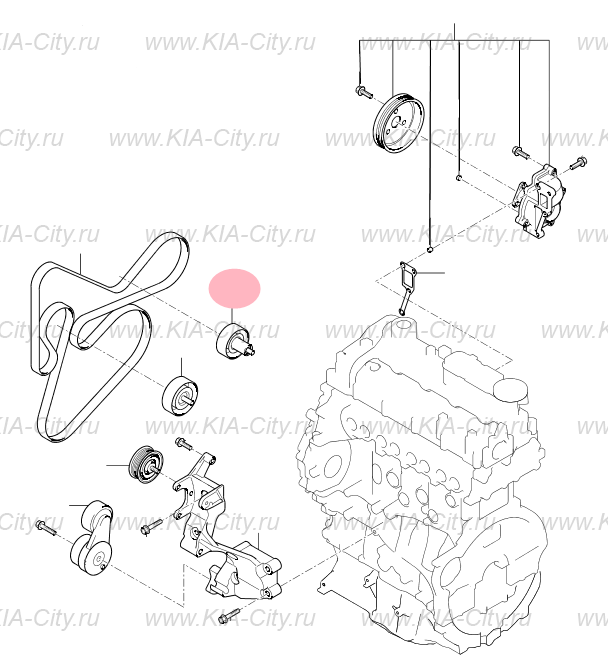 Ролик для Киа Соренто Прайм (Kia Sorento Prime), купить, продажа ...