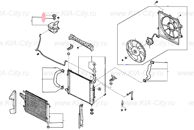 Крышка расширительного бачка купить для Kia Picanto III - 25441G6000