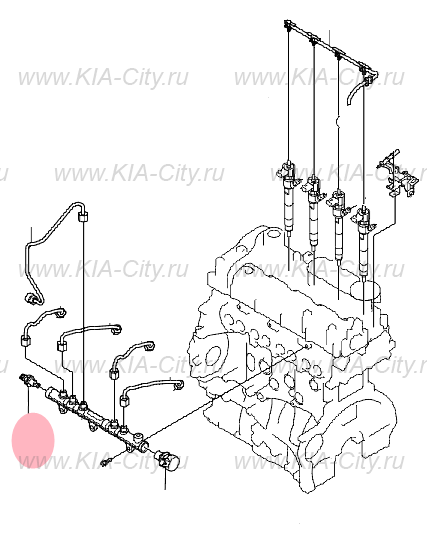 Топливная система для Kia Sorento III Prime (Киа Соренто 3 Прайм)
