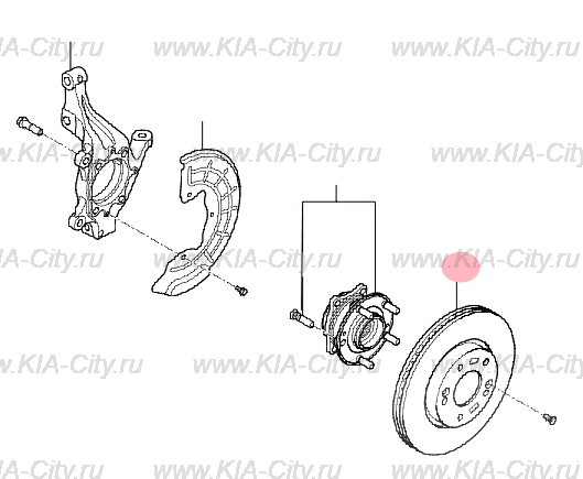 Тормозная система для Kia Optima IV (Киа Оптима 4)