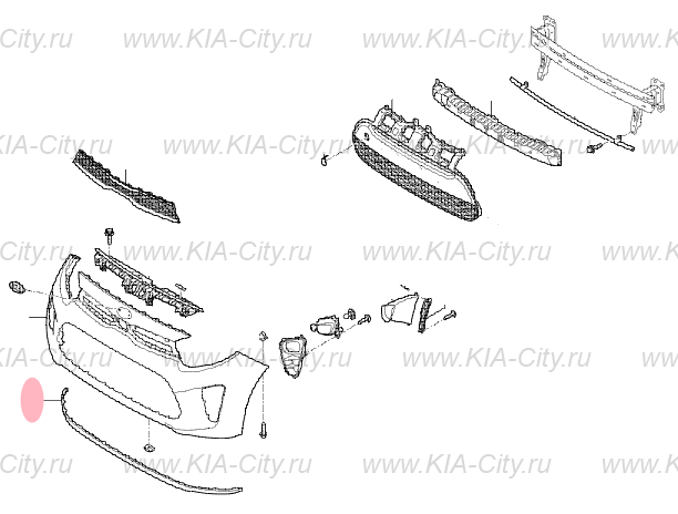 Купить бампер передний на Киа Пиканто 3 (Kia Picanto III) по низкой ...